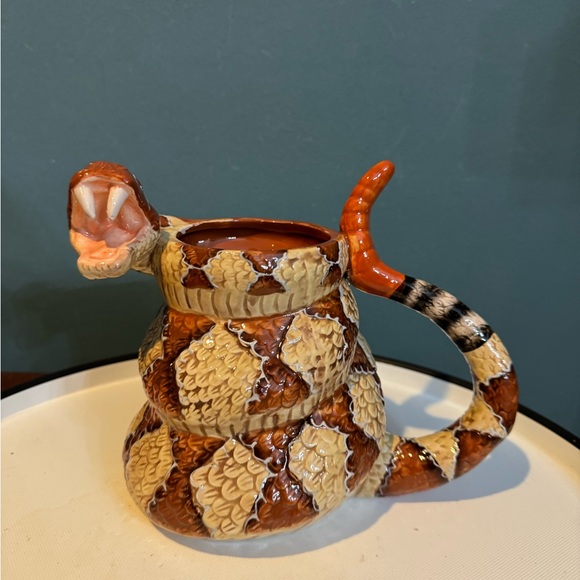 Dining | Huge Coiled Rattlesnake Mug 3d Snake Craig Ferguson Late Show ...